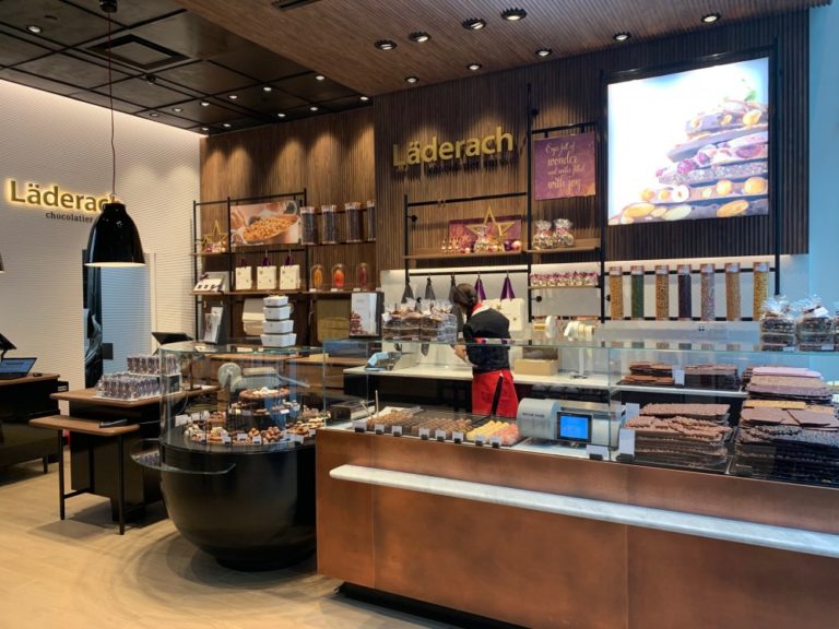 The Läderach Chocolatier Store in New York. Project completed by ...